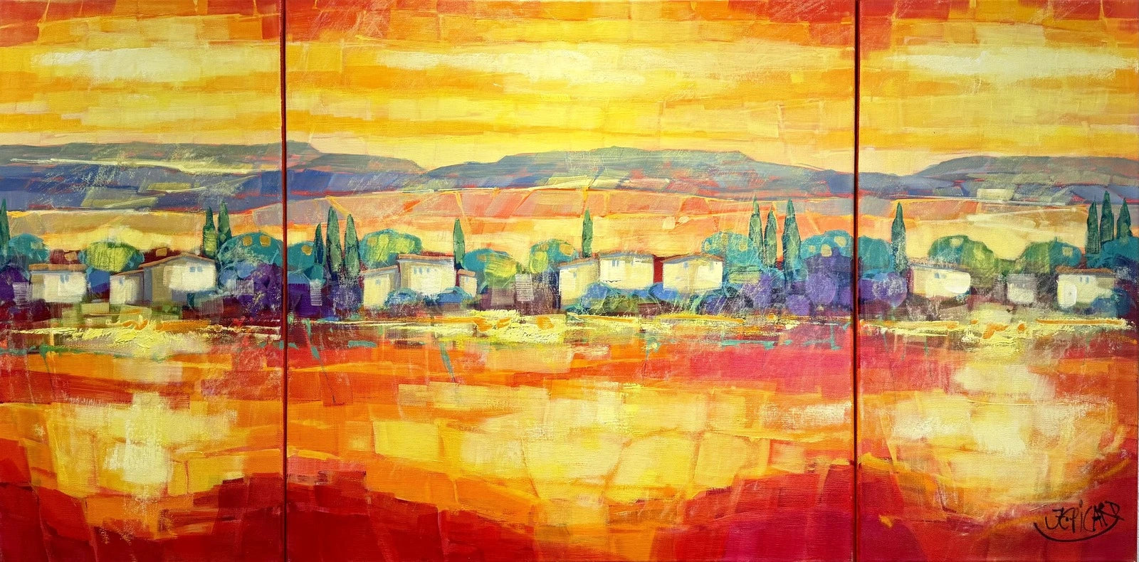 Jean-Claude Picard - Blick auf die Toskana