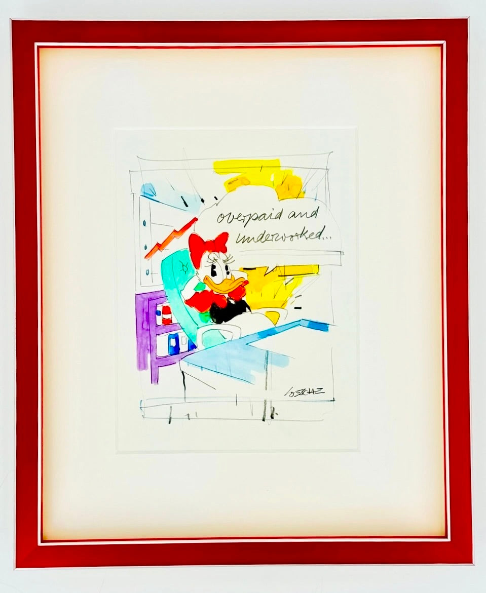 Wolfgang Loesche - overpaid and underworked Daisy gerahmt